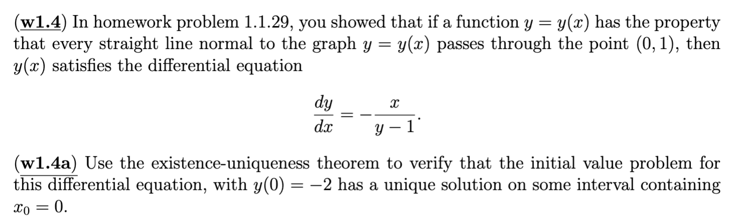 Solved (w1.4) ﻿In homework problem 1.1.29, ﻿you showed that | Chegg.com