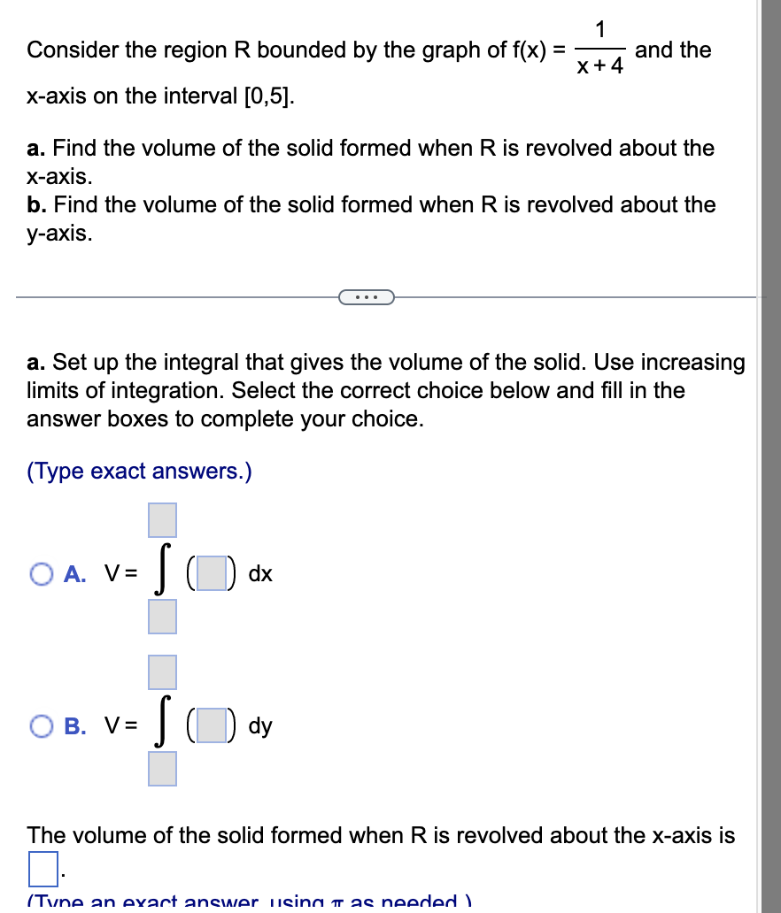 Solved Consider the region R bounded by the graph of | Chegg.com