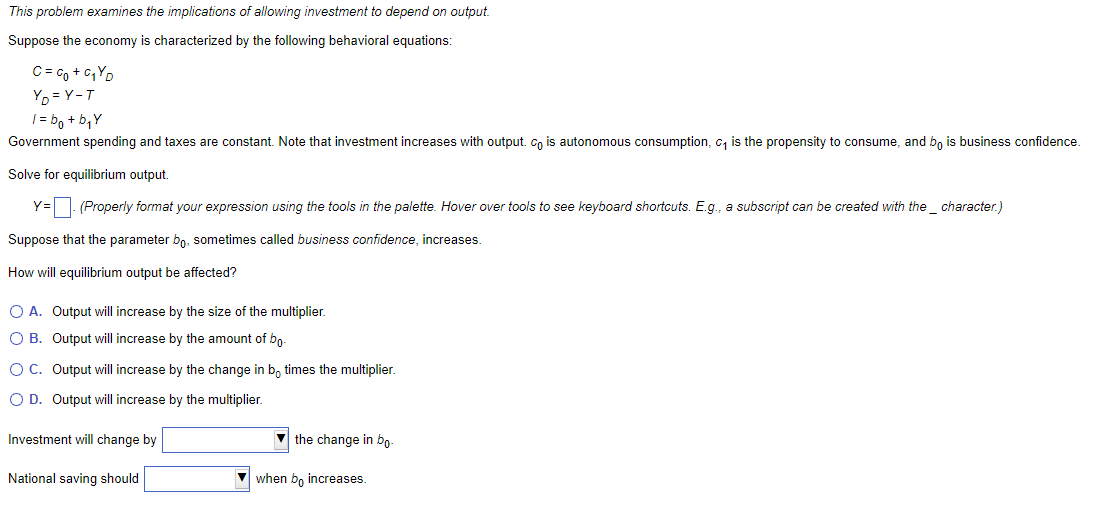 Solved This problem examines the implications of allowing | Chegg.com