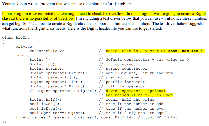 Your task is to write a program that we can use to | Chegg.com