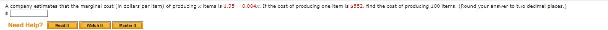 Solved Need Help Read It Watch It Master It Chegg