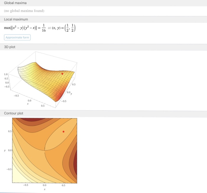 Solved For The Following Function Find Minimum Maximum