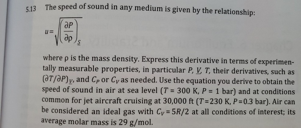 Solved 1 The speed of sound in any medium is given by the | Chegg.com
