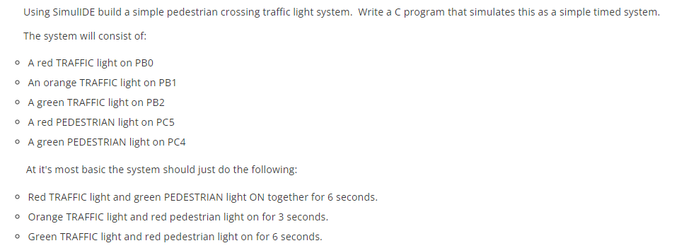Solved Must be done in adruino ide using c program Using | Chegg.com