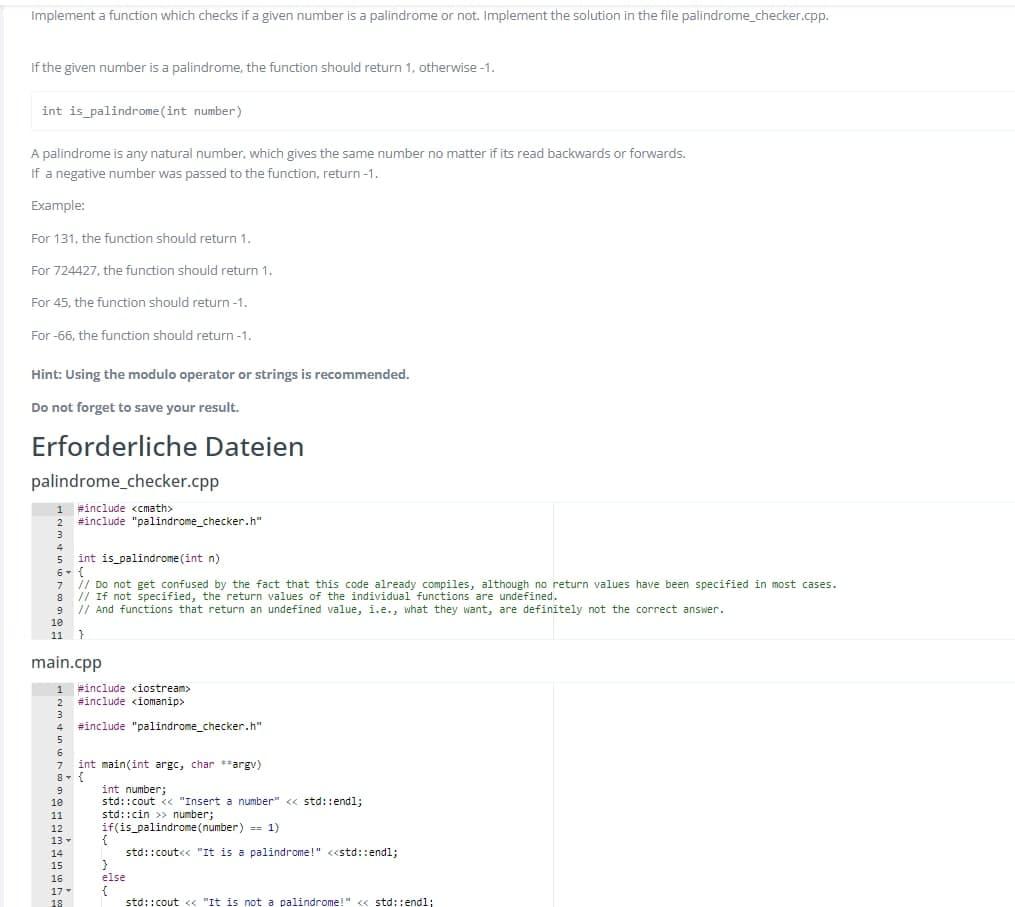 Solved implement a function which checks if a given number | Chegg.com