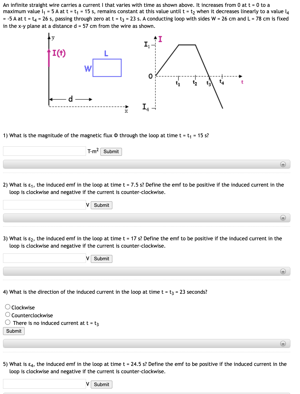 Solved An infinite straight wire carries a current I that | Chegg.com