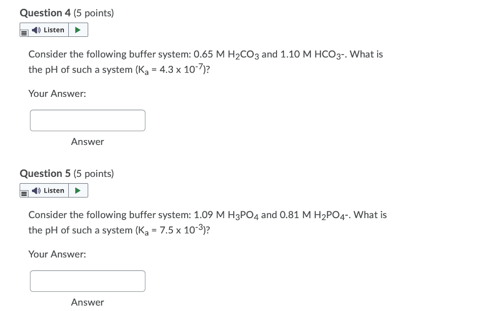 Solved Question 4 (5 points) E Listen Consider the following | Chegg.com