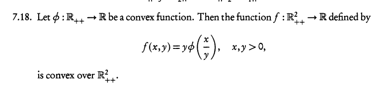 Solved 7.18. Let ϕ:R++→R be a convex function. Then the | Chegg.com