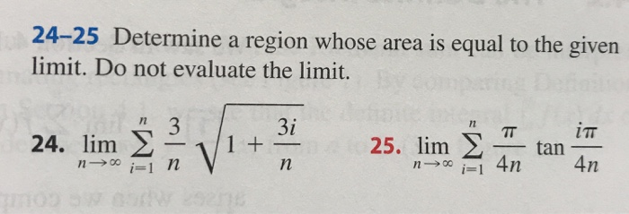 Solved 24-25 Determine a region whose area is equal to the | Chegg.com