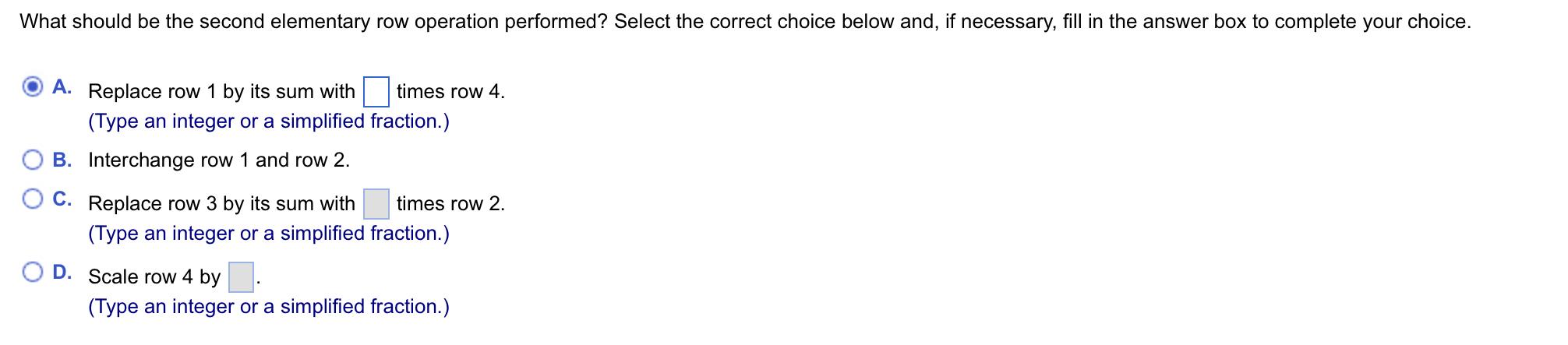 Solved Consider The Accompanying Matrix As The Augmented