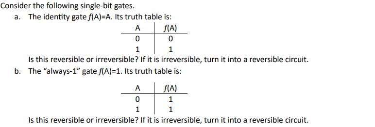 Solved Consider the following single-bit gates.a. ﻿The | Chegg.com