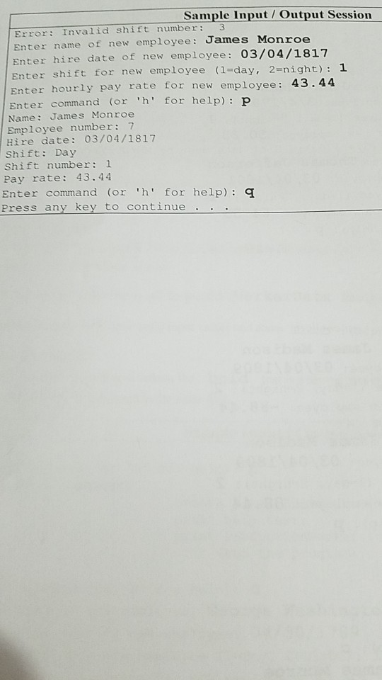 Summary of Lab 15.1 In Lab 15.1. you were given code | Chegg.com