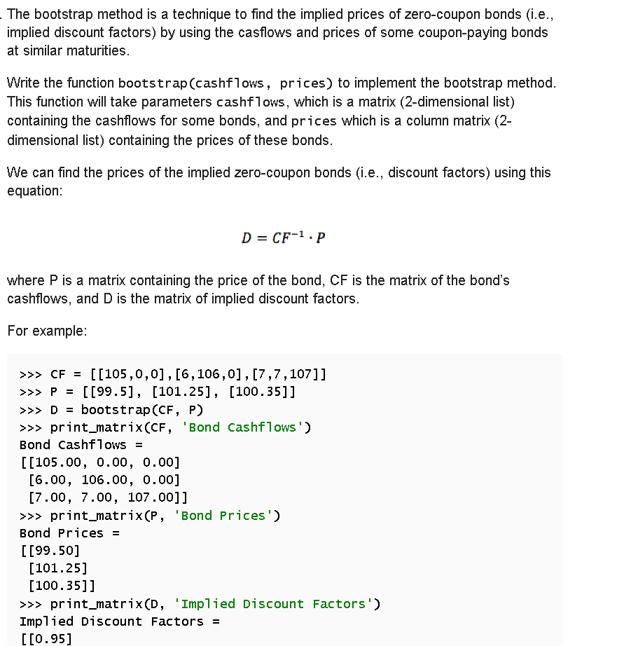 Solved The bootstrap method is a technique to find the | Chegg.com
