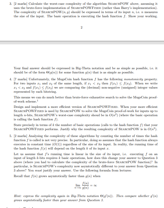 Proof-of-Work As mentioned to modify the accounts | Chegg.com