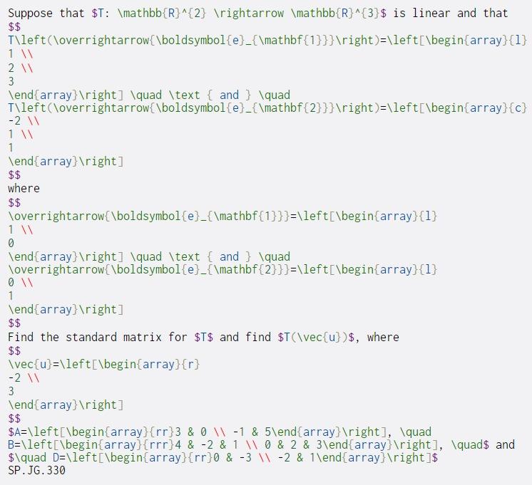 Suppose that $T: \mathbb{R}^{2} \rightarrow \mathbb | Chegg.com