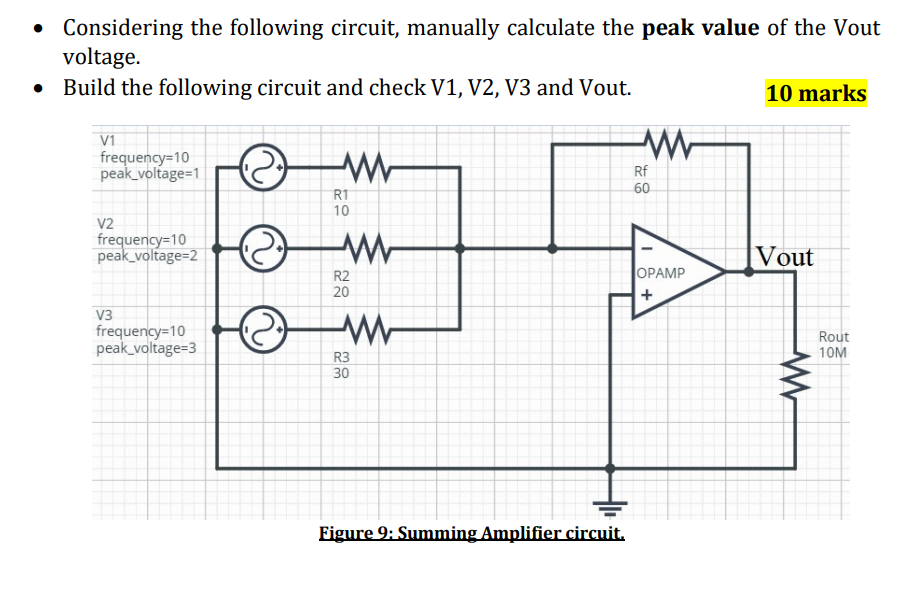 Solved Considering the following circuit, manually calculate | Chegg.com