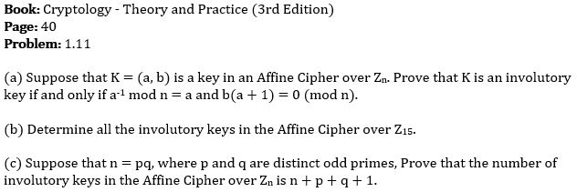Solved Book: Cryptology - Theory and Practice (3rd Edition) | Chegg.com
