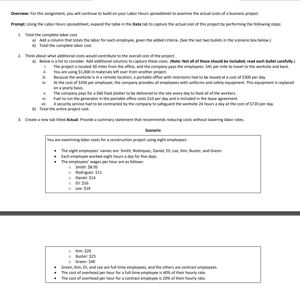 Solved Overview: For this assignment, you will continue to | Chegg.com