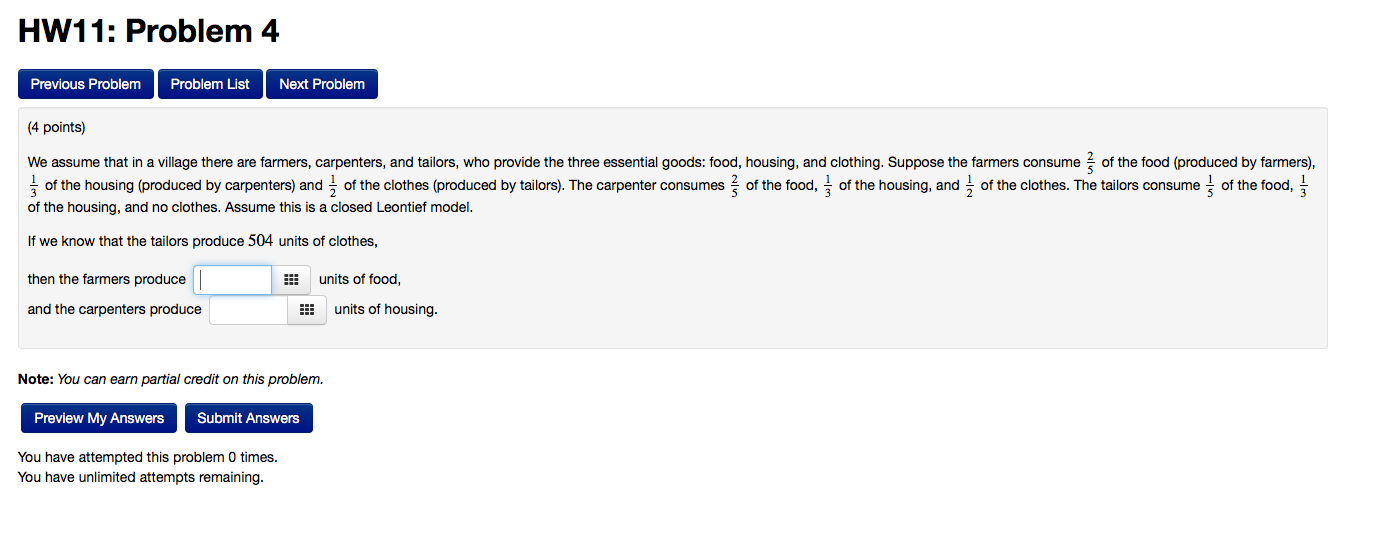 Solved HW11: Problem 4 Previous Problem Problem List Next | Chegg.com