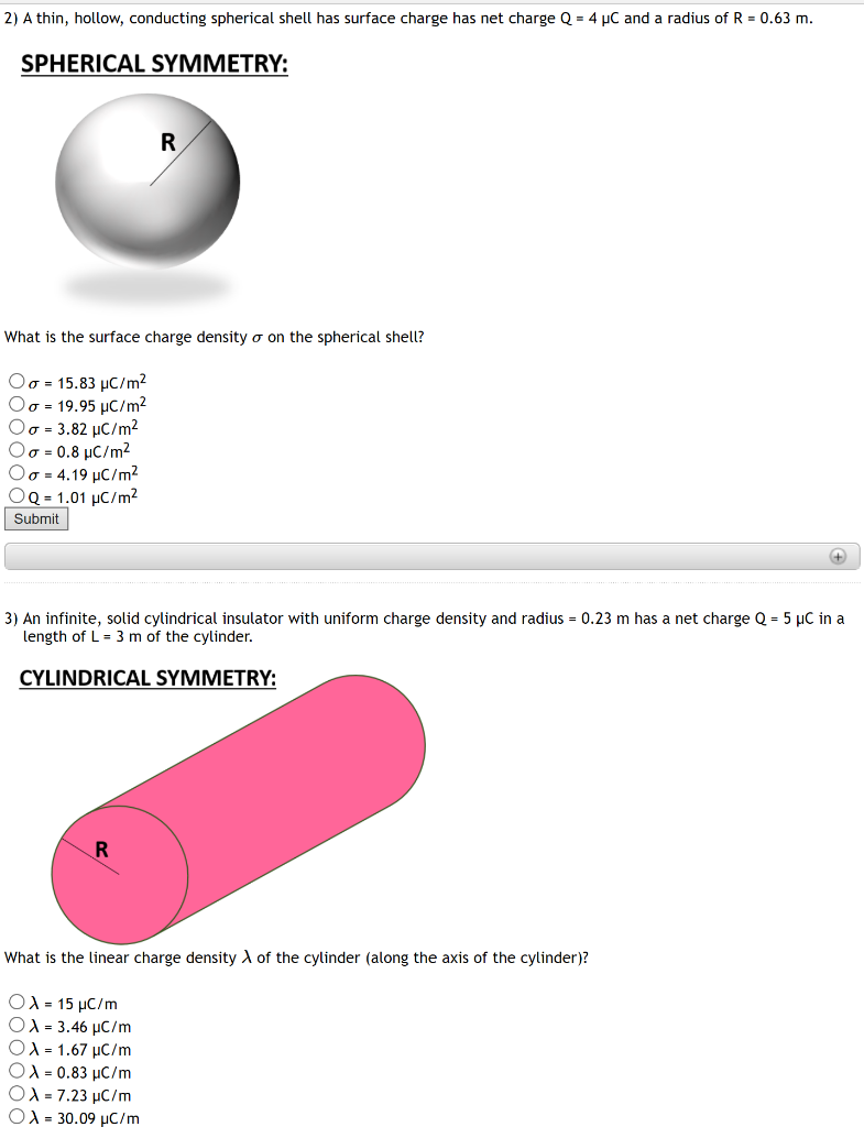 Solved A solid spherical insulator with uniform charge | Chegg.com