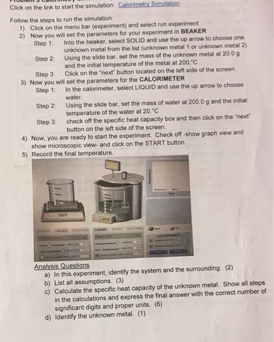 Solved Click on the link to start the simulation: | Chegg.com