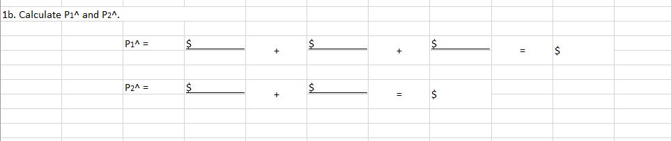 Solved La. Calculate 1This homework submission should | Chegg.com