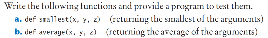 Solved Write the following functions and provide a program | Chegg.com
