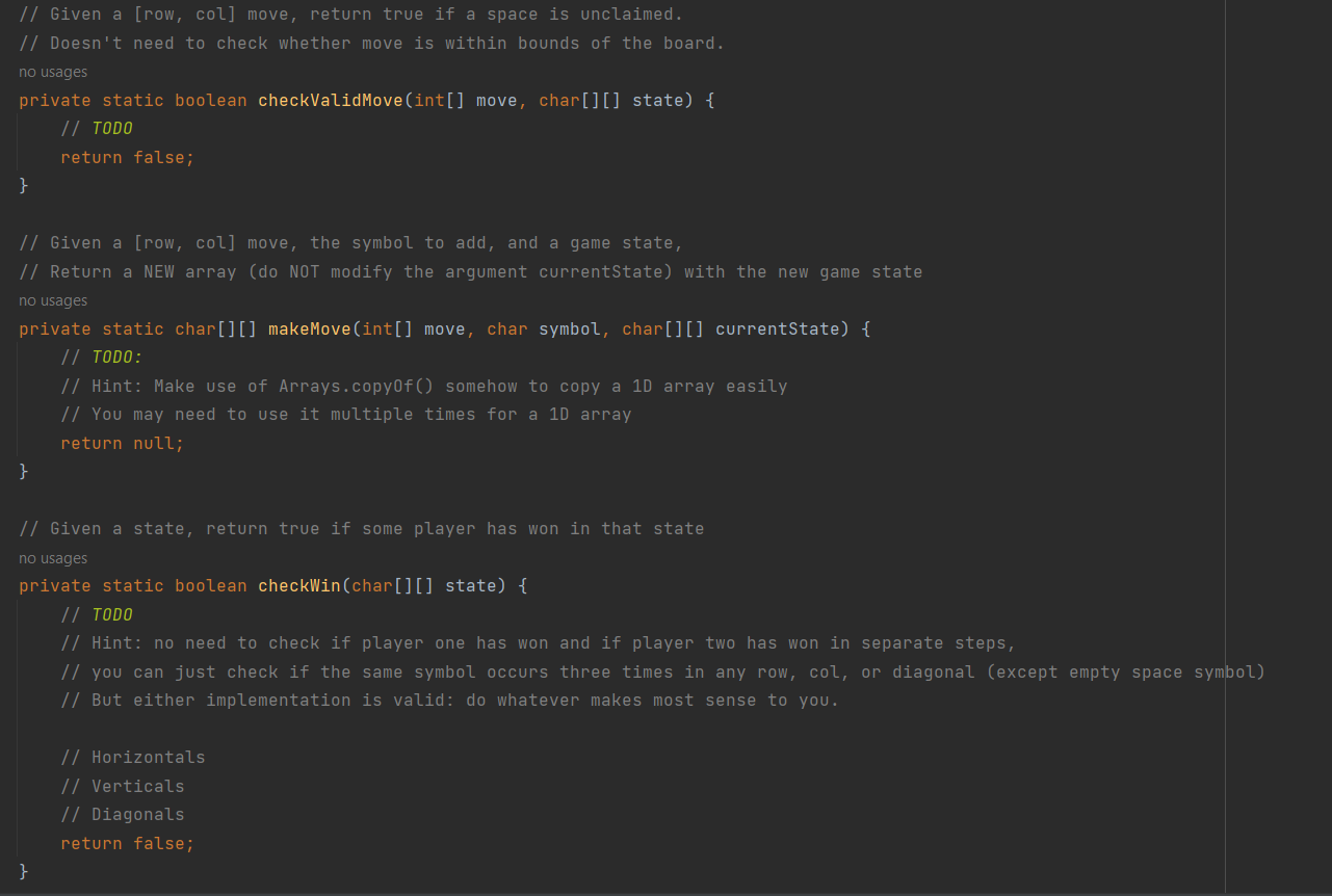 Solved I need the starter code filled out completely please. | Chegg.com