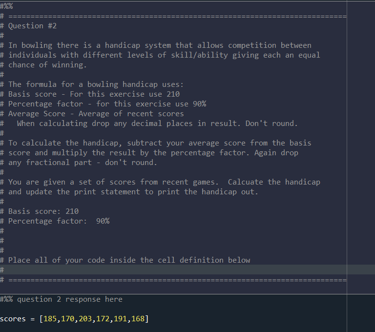 Solved ==:===:= == Question #2 In bowling there is a | Chegg.com