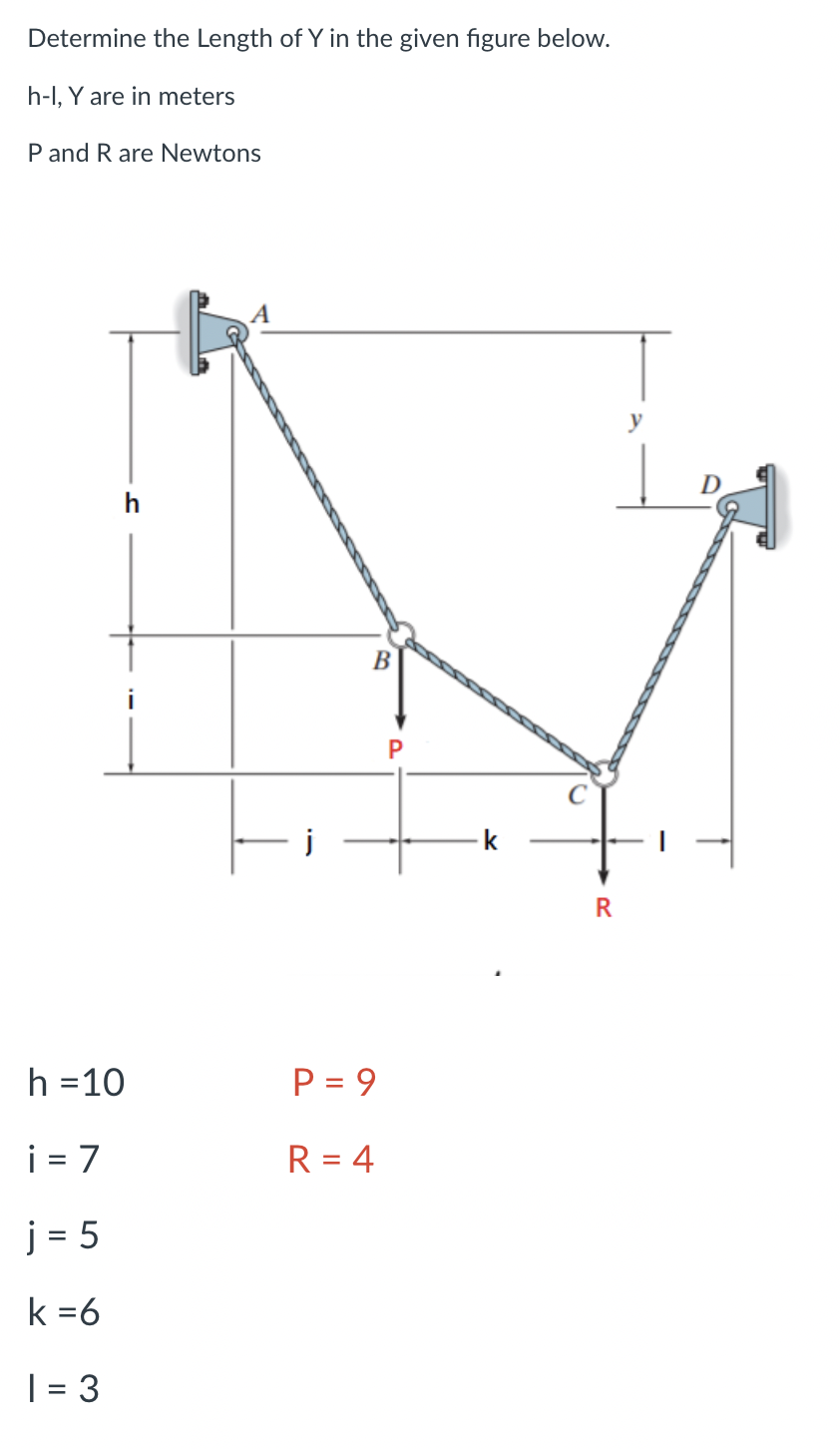 Solved Determine the Length of Y in the given figure below. | Chegg.com