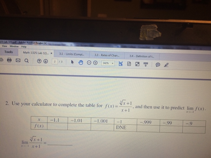 Solved Use your calculator to complete the table for f(x) | Chegg.com