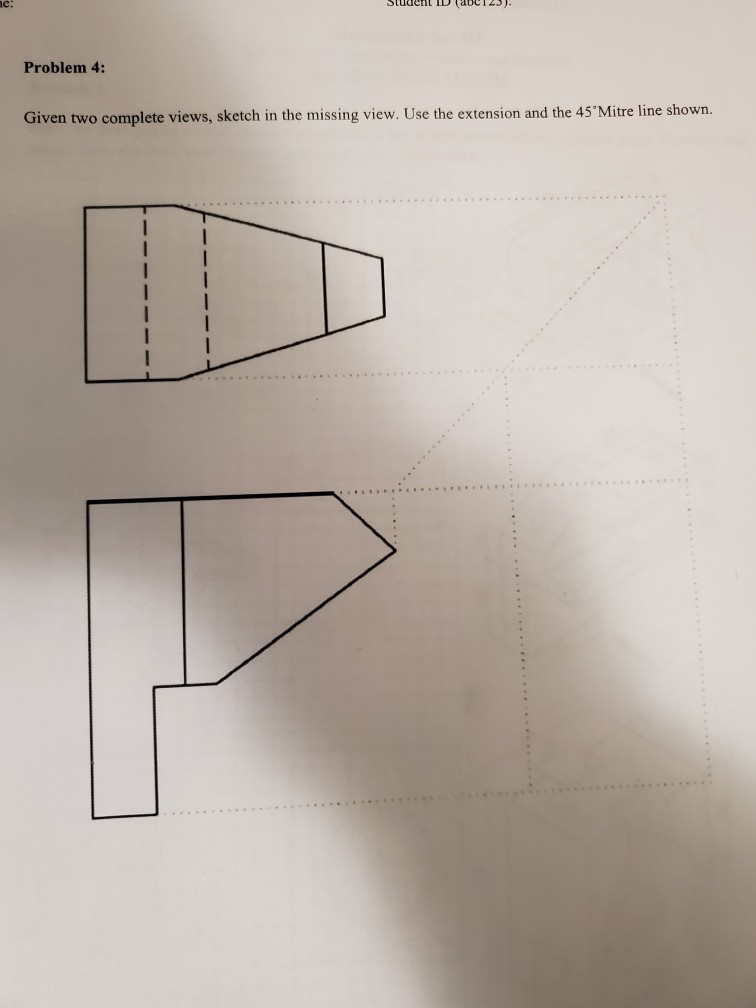 Solved Student ID (200125). Problem 4: Given two complete | Chegg.com