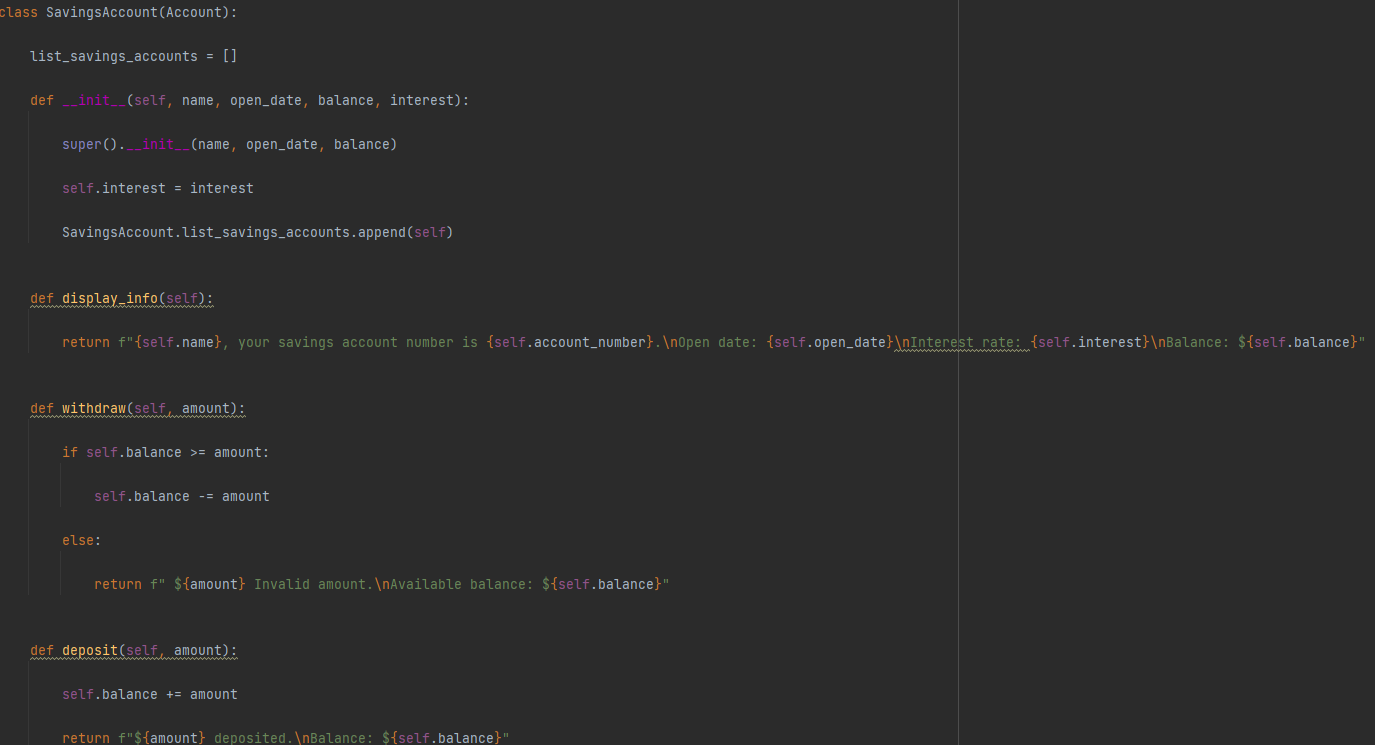 Solved lass CheckingAccount (Account): | Chegg.com