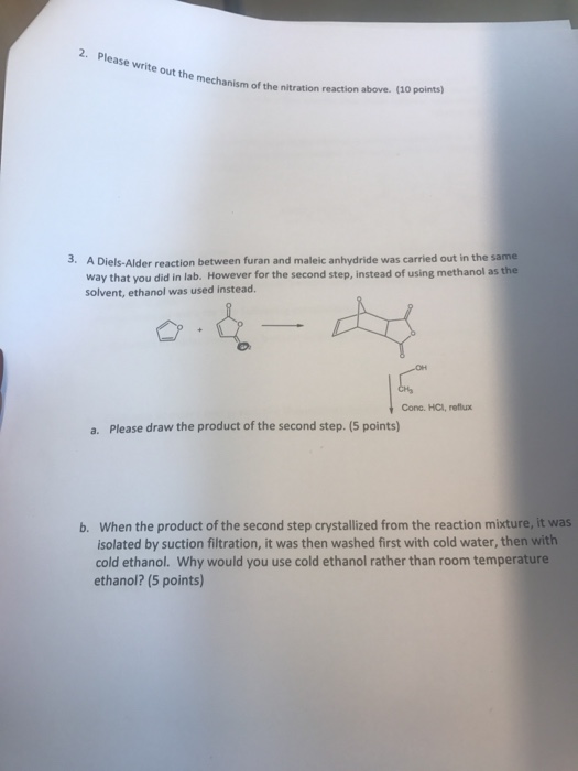 Solved Write out the mechanism of the nitration reaction | Chegg.com