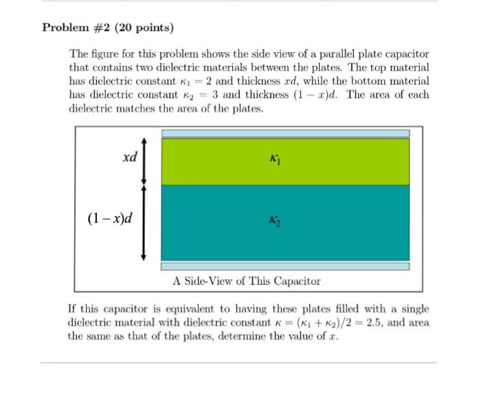 Solved Problem #2 (20 points) The figure for this problem | Chegg.com