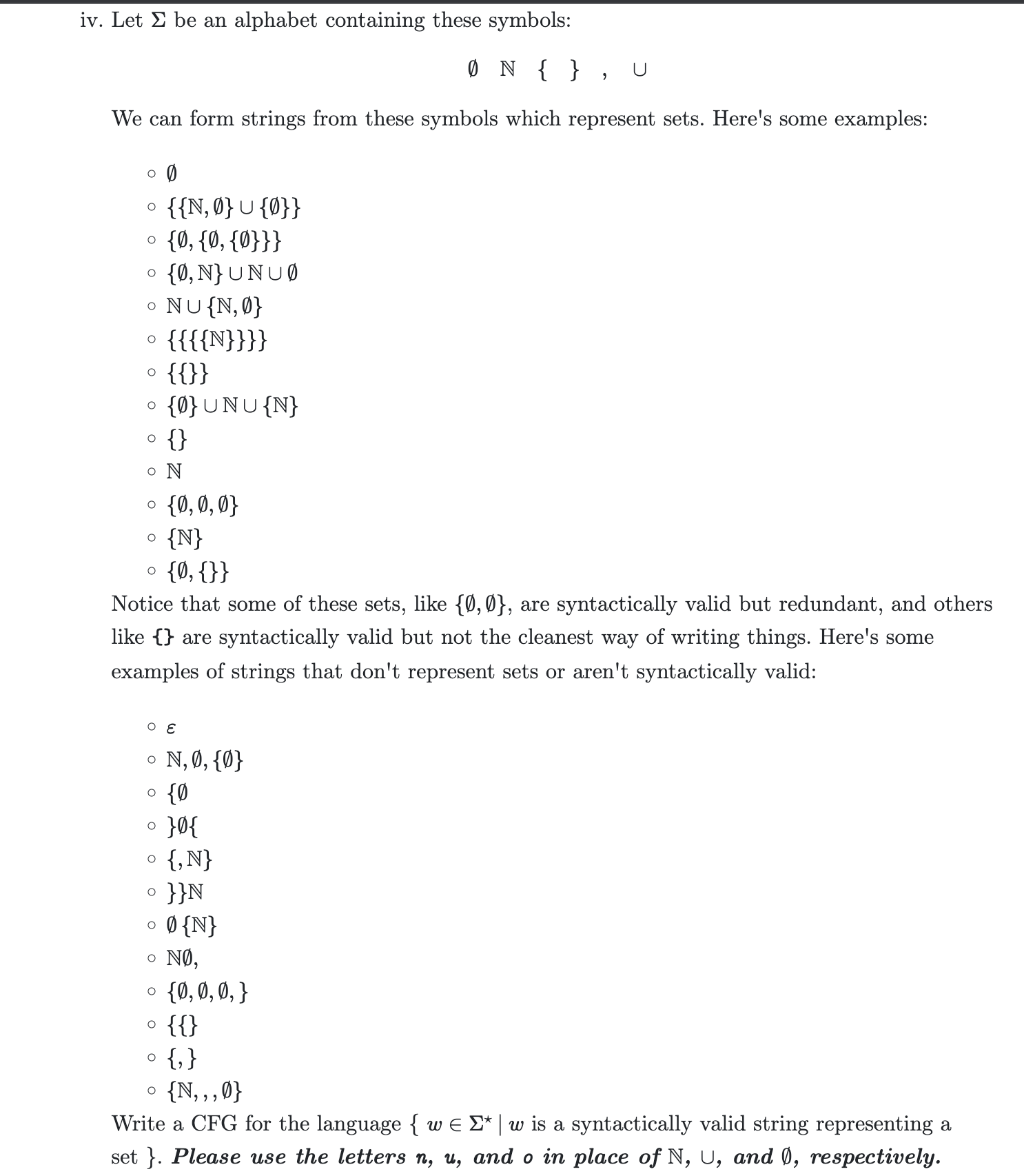 Solved i. Given \\( \\Sigma=\\{\\mathrm{a}, \\mathrm{b}, | Chegg.com