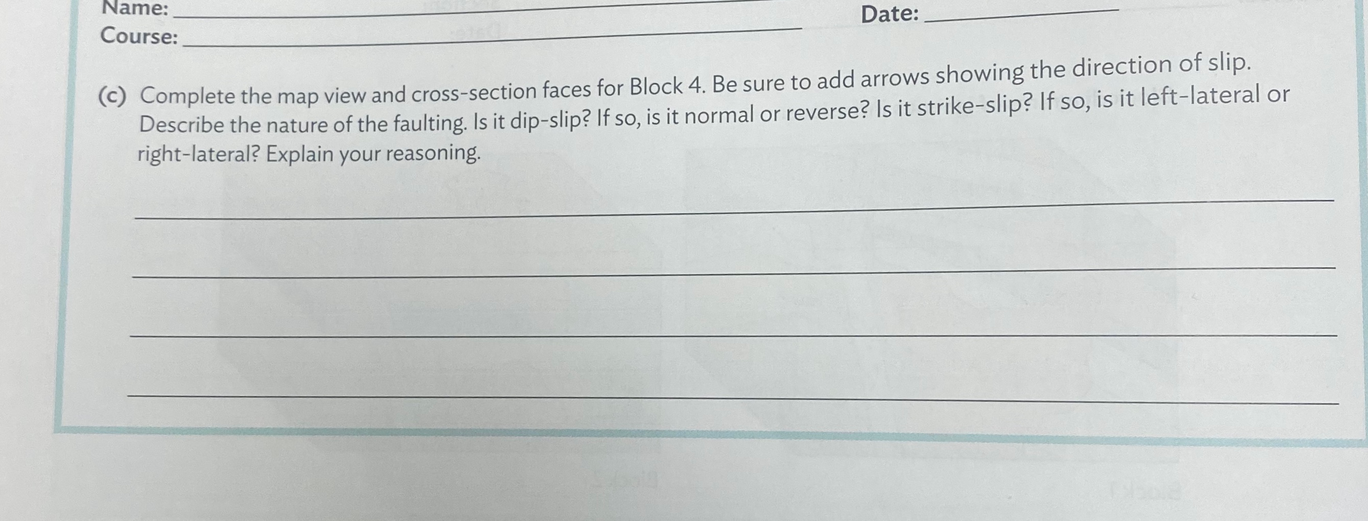 EXERCISE 10.10 Completing Block Diagrams Name: | Chegg.com