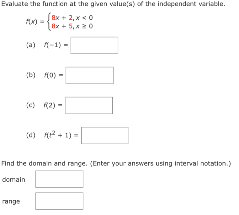 Solved (9) Find all values of c such that the domain of the | Chegg.com