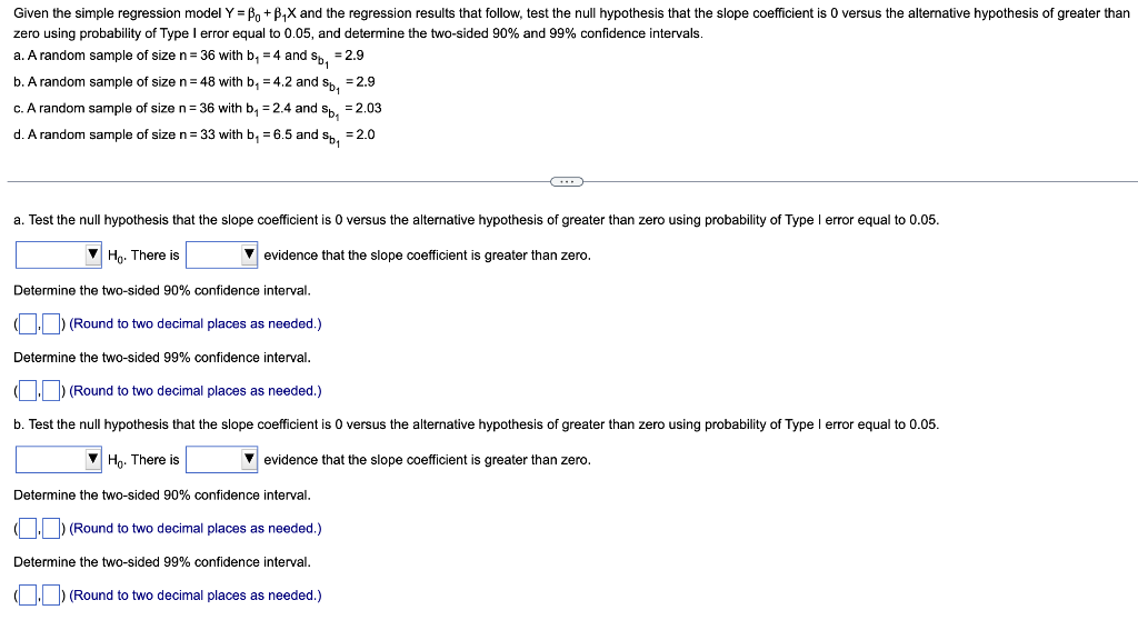 Solved Given The Simple Regression Model Y § X And The 7305