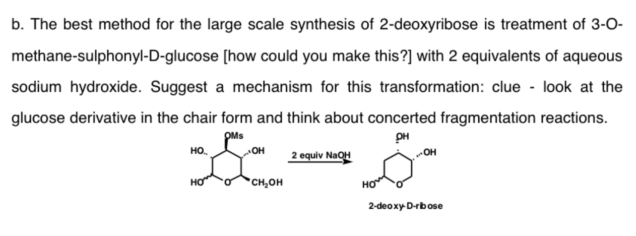 Solved b. The best method for the large scale synthesis of | Chegg.com