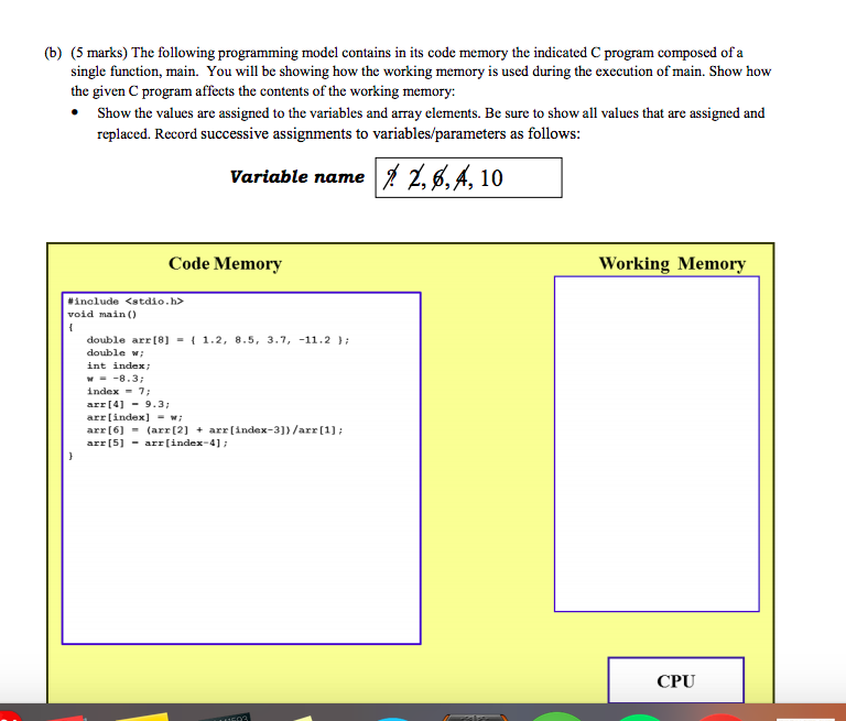 Solved Question 1 (15 marks) (a) (10 marks) The following | Chegg.com