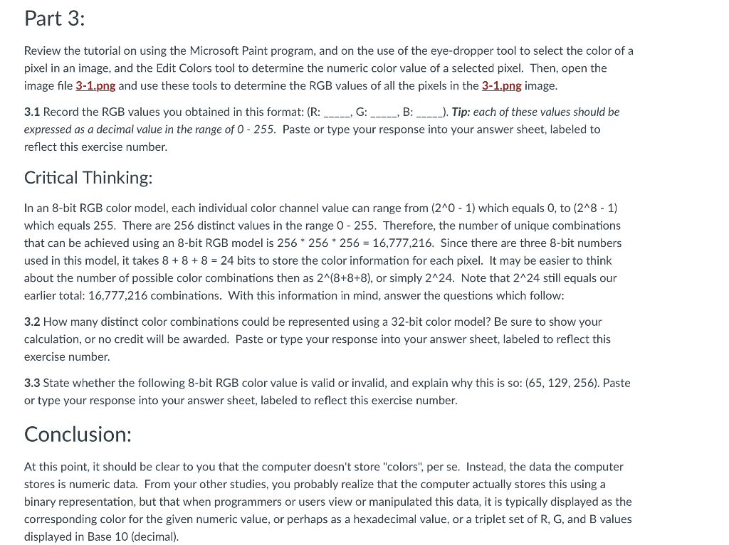Solved Instructions: For each of the exercises below, enter | Chegg.com