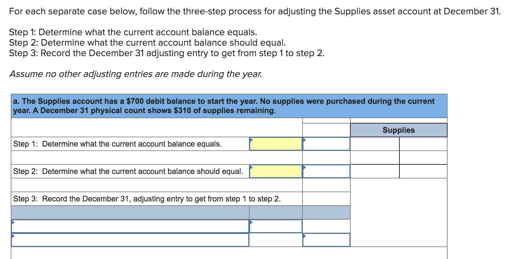 [Solved]: For each separate case below, follow the three-s