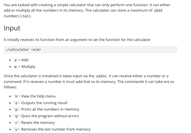Solved You are tasked with creating a simple calculator that | Chegg.com
