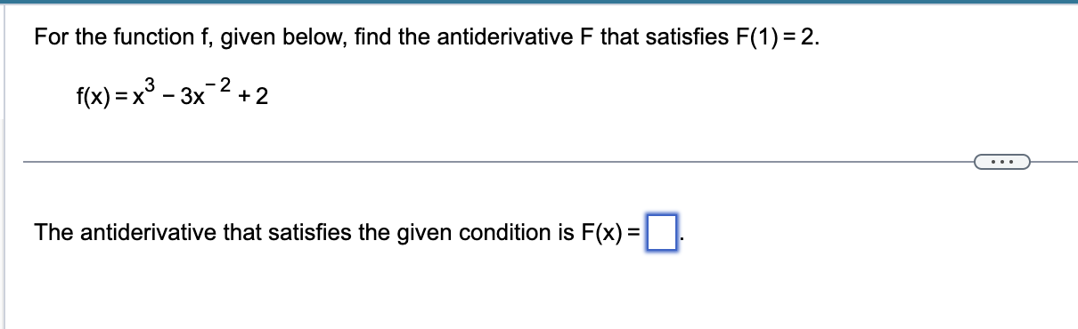 Solved For the function f, ﻿given below, find the | Chegg.com