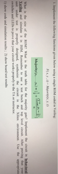 Solved I. Implement the following functions given below | Chegg.com