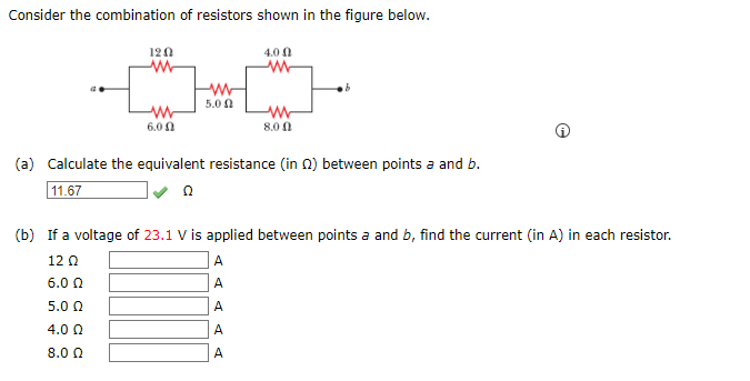 Solved Consider the combination of resistors shown in the | Chegg.com