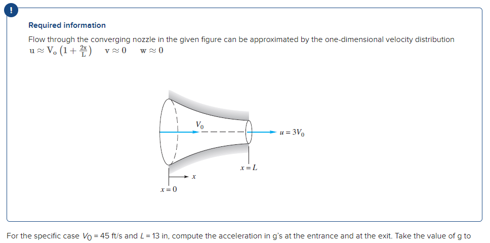 Solved Flow through the converging nozzle in the given | Chegg.com