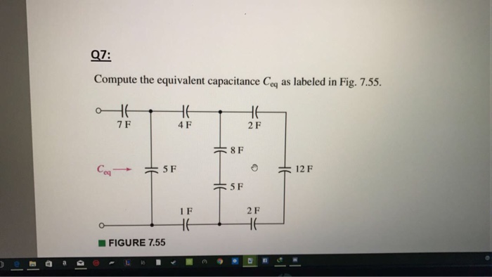Solved Compute the equivalent capacitance C_eq as labeled in | Chegg.com