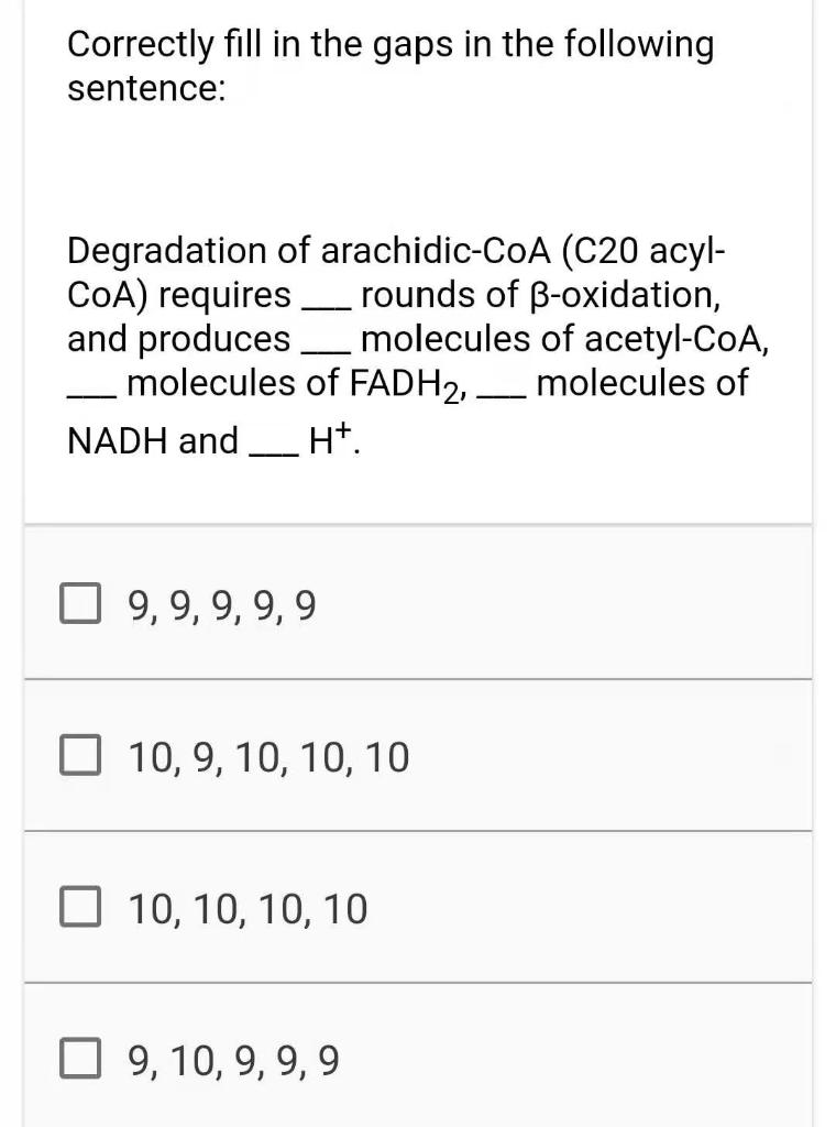 Solved Correctly Fill In The Gaps In The Following Sentence Chegg